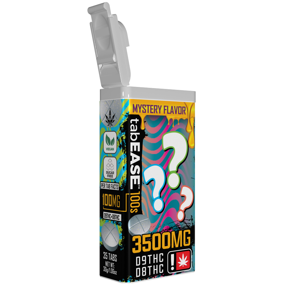 3500MG D9 D8 THC Pills Mystery 35pc TabEASE 100s TabEASE